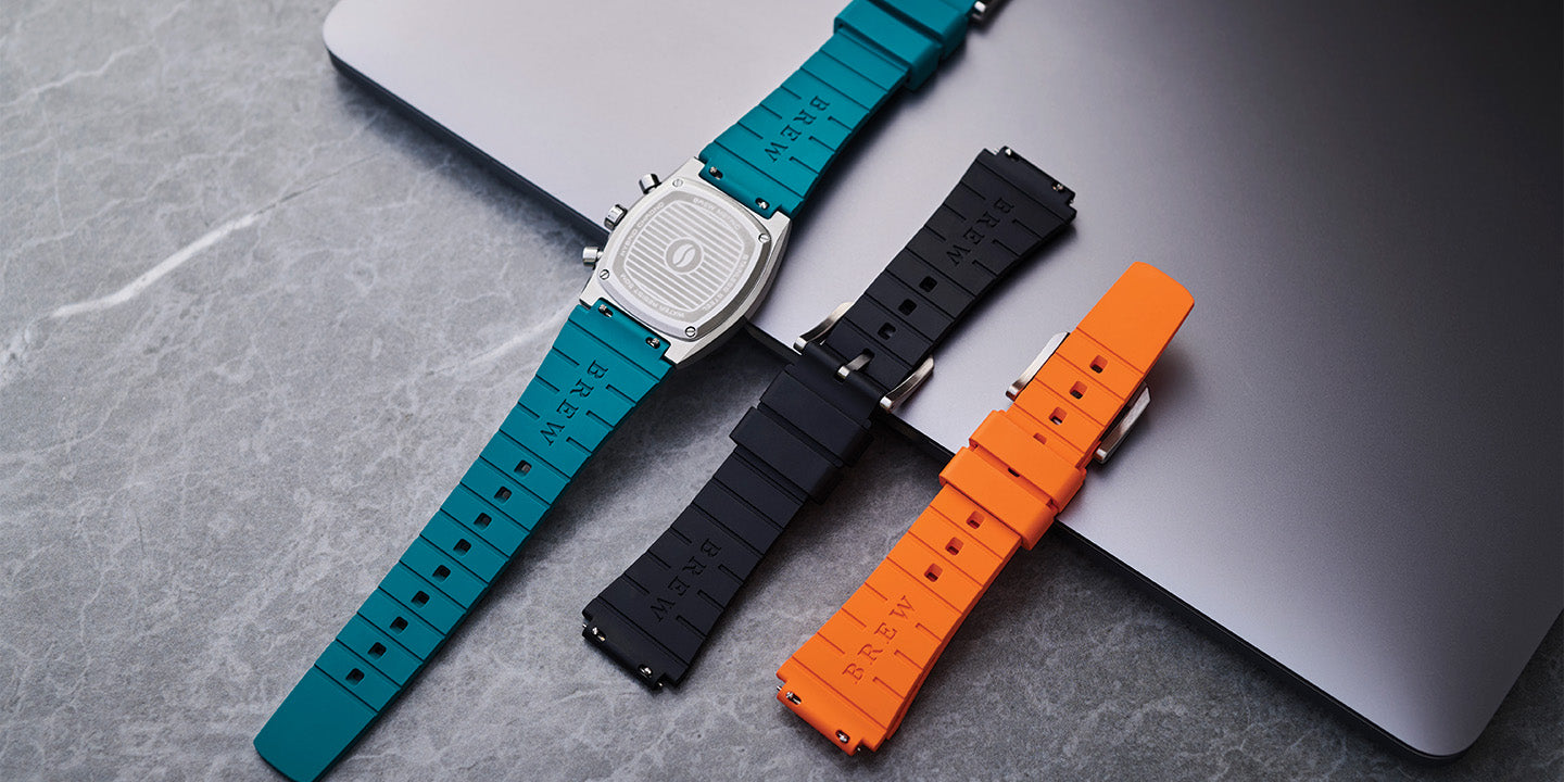 Rubber Strap – High Quality Rubber Watch Band | Brew Watches