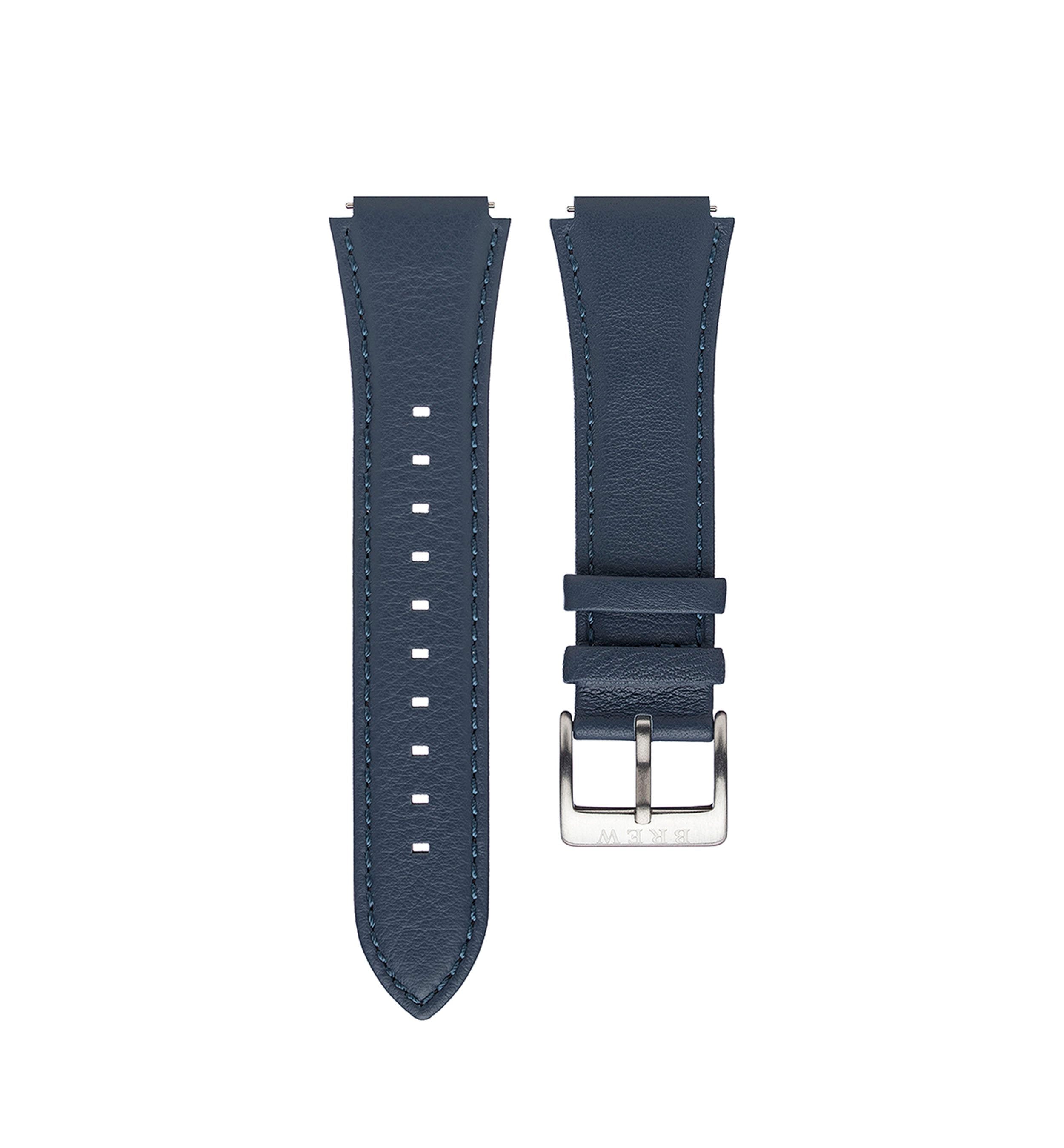 Metric Blue Leather Strap – Brew Watches